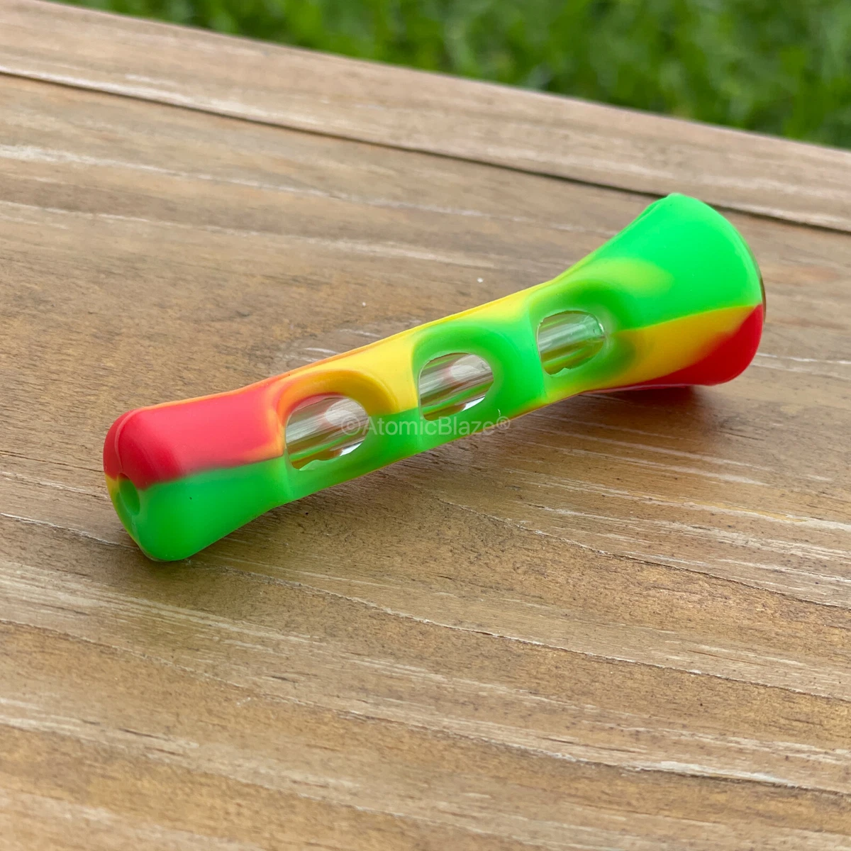 Rasta Chillum Pipe