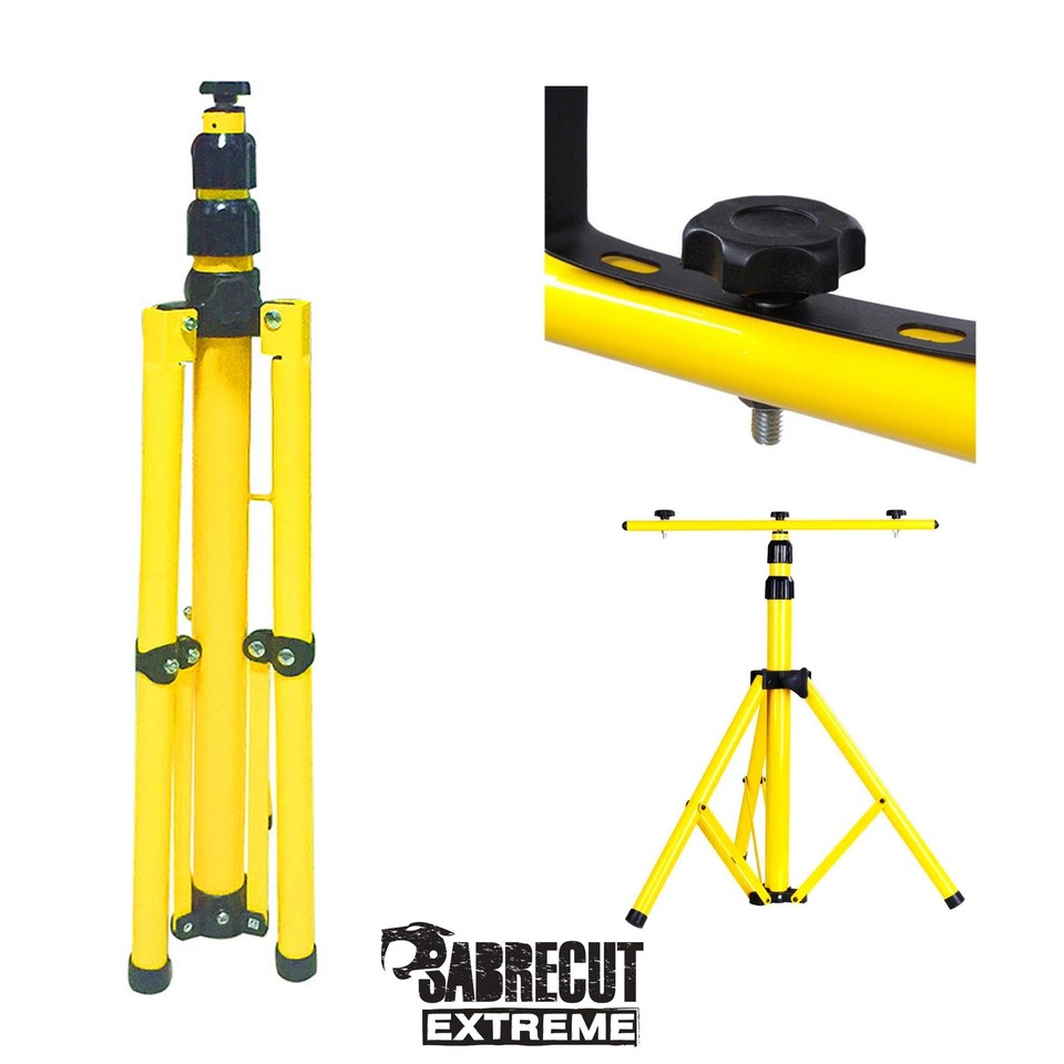 Floodlight Tripod Twin Head Telescopic Halogen Stand Halogen Lamp/Led ...