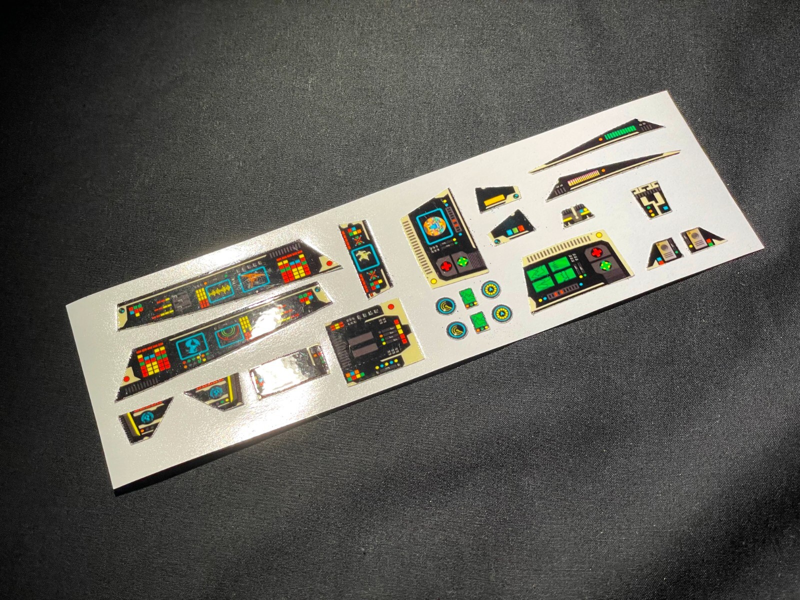 COCKPIT DECALS w/ LED EFFECT | 1979 MEGO Buck Rogers Star Fighter ...