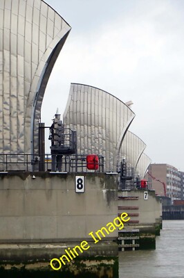 Photo 6x4 The Thames Barrier from the subway Woolwich The Thames ...