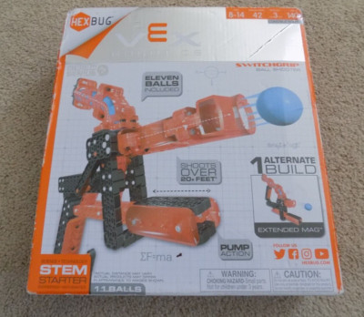 Hexbug Vex Robotics Switchgrip Ball Shooter Stem Starter Building Kit ...