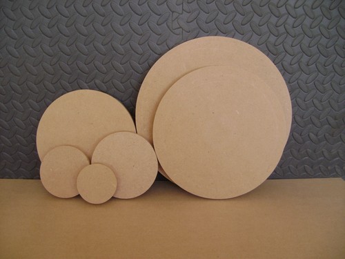 Wooden MDF Circles 4" 5" 6" 8" 10" 12" Round craft plaques plain 18mm ...