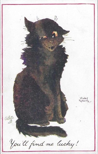 CATS :You'll find me lucky!-VIOLET ROBERTS-OILETTE 3202 | eBay