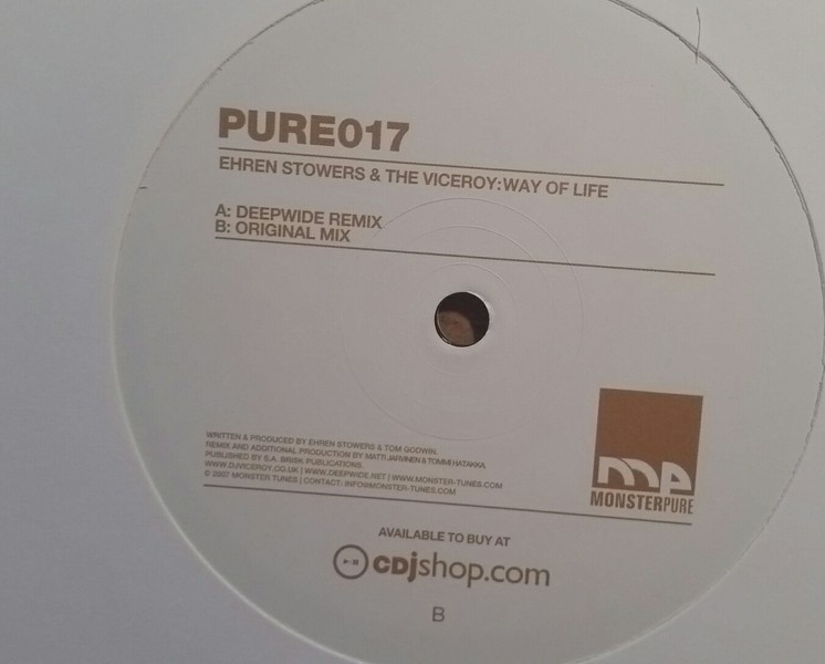 Ehren Stowers & The Viceroy "Way of Life" * pure017 / Deepwide Remix ...