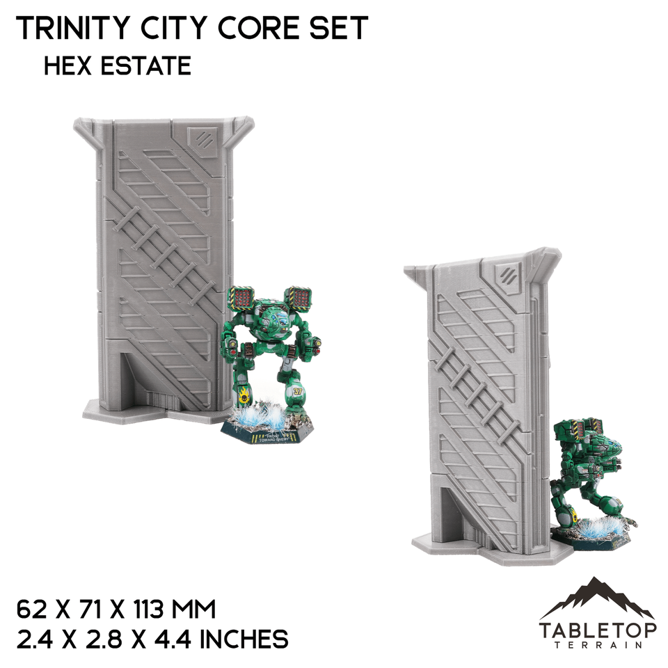 HEXTECH Trinity City Core Set - 6mm - Small Scale Mech Wargames 6mm 8mm ...
