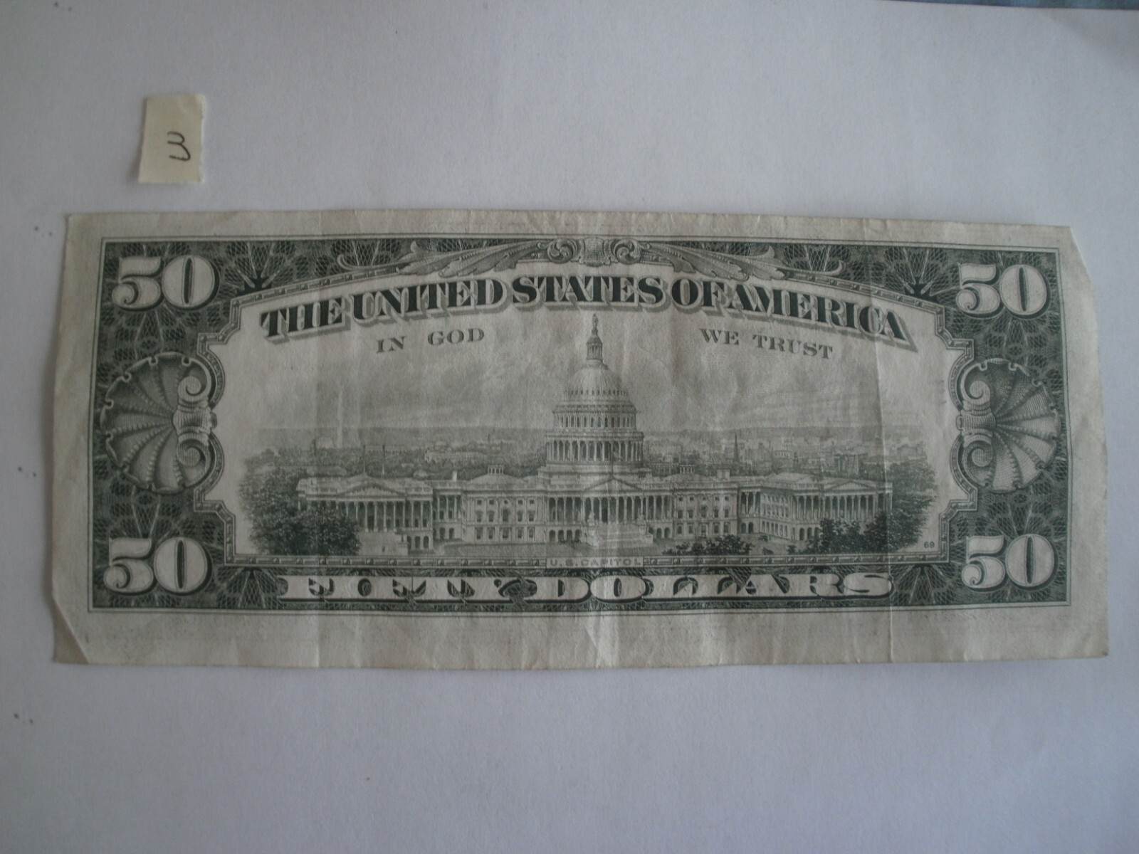1981 $50 Fifty Dollar Bill Federal Reserve Note Vintage Currency US | eBay
