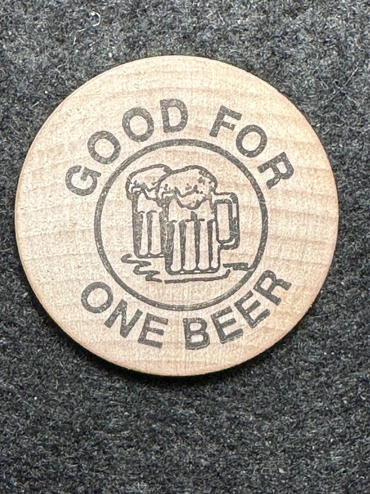 Pompano Beach, FL Chit Chat’s Lounge Good For 1 Beer Trade Token Wooden ...