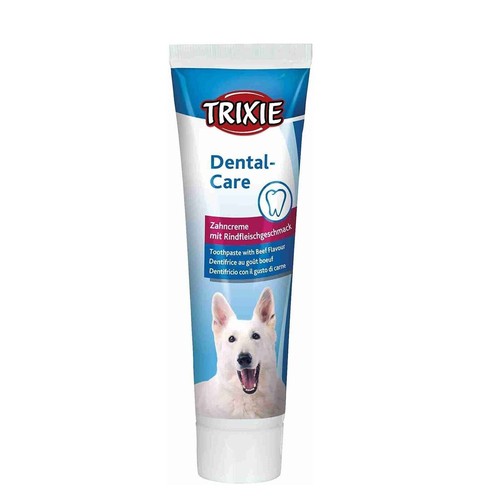 Trixie Dog Toothpaste with Beef Flavour Clean Teeth Tartar Fresh Breath ...
