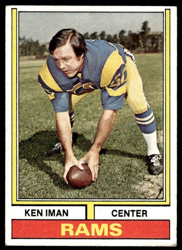 1974 Topps Ken Iman Los Angeles Rams #343 | eBay