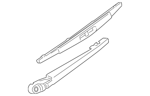 Genuine Nissan Rear Wiper Arm 28780-6GX5A | eBay