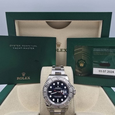 PAPERS 2024 Rolex Yacht-Master 40mm “Captain America” Blue Dial 126622 ...