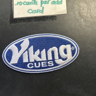 Vintage Cloth Patch billards Pool Cue Viking 4"By 2" If4 | eBay