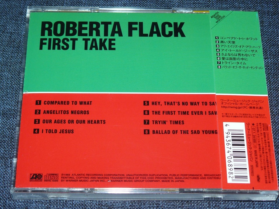 ROBERTA FLACK: first take! CD! WPCR-25226 Japan 2007 | eBay