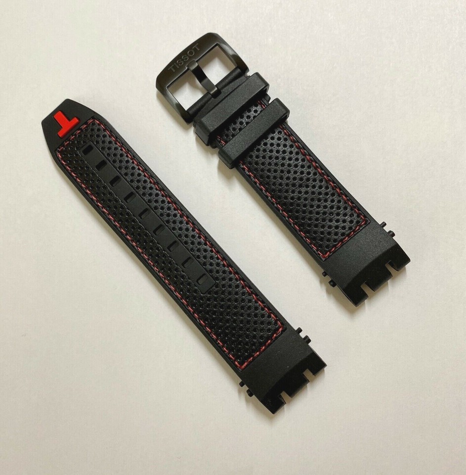 Original Tissot T-Race T115417A T115407A T115427A Black Rubber Watch ...