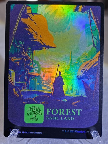MTG Forest (0291) FOIL The Lost Caverns of Ixalan Magic Gathering Card Land NM | eBay