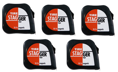 Race Car 10' Tire Stagger Tape Measure - 5 Pack #1167 | eBay