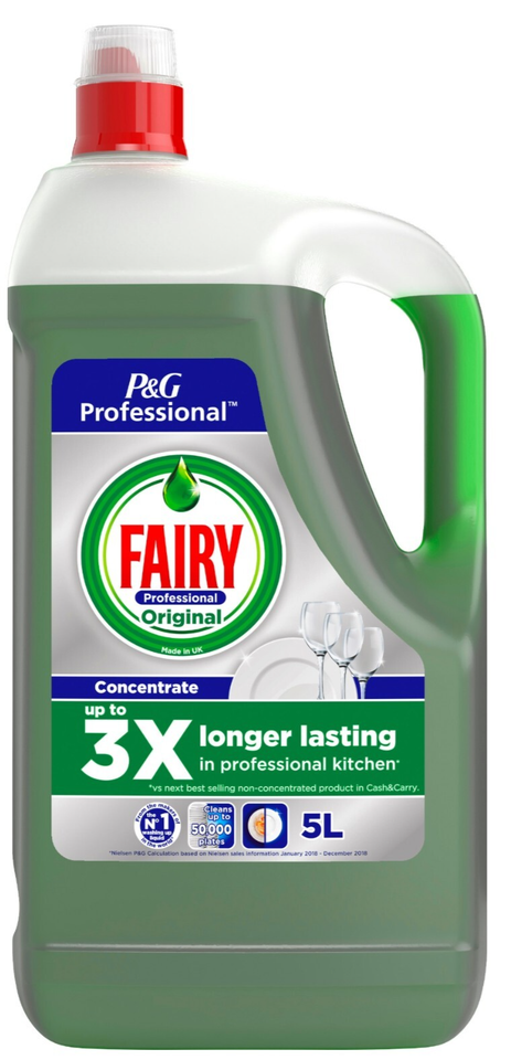 FAIRY PROFESSIONAL CONCENTRATED WASHING UP LIQUID CLEANER ORIGINAL ...