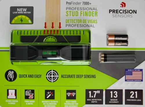 Precision Sensors Profinder 7000+ Professional Stud Finder Batteries ...