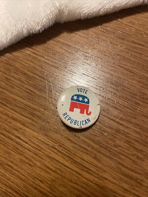 Vote Republican Vintage PinBack Button | eBay