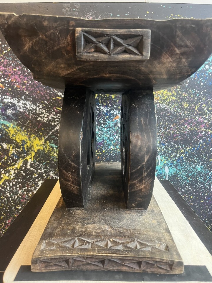 20th Century Hand carved Ghanaian Ashanti Ceremony Stool | eBay