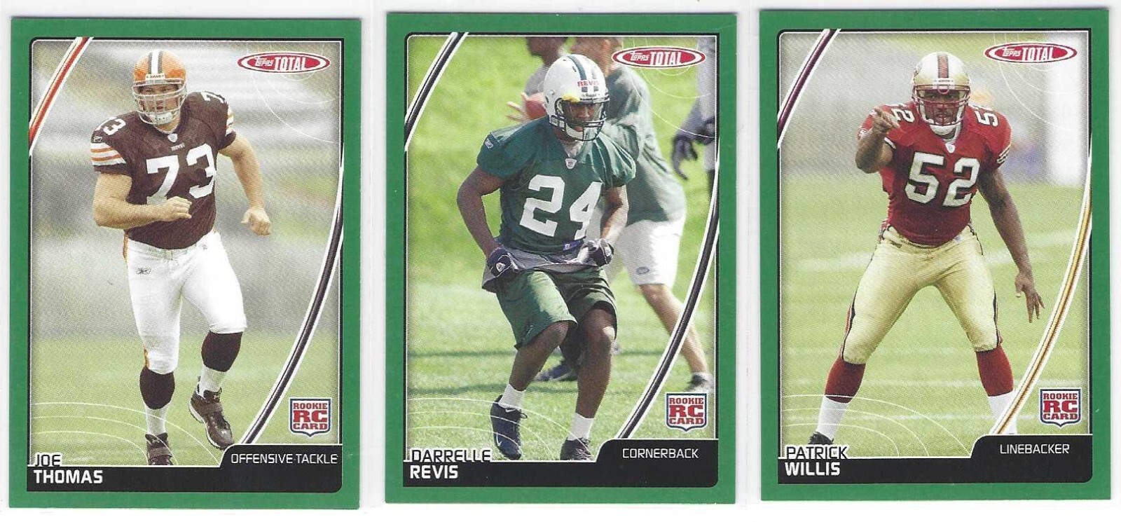2007 Topps Total Football Rookie Cards (RCs) - Finish Your Set! Volume ...
