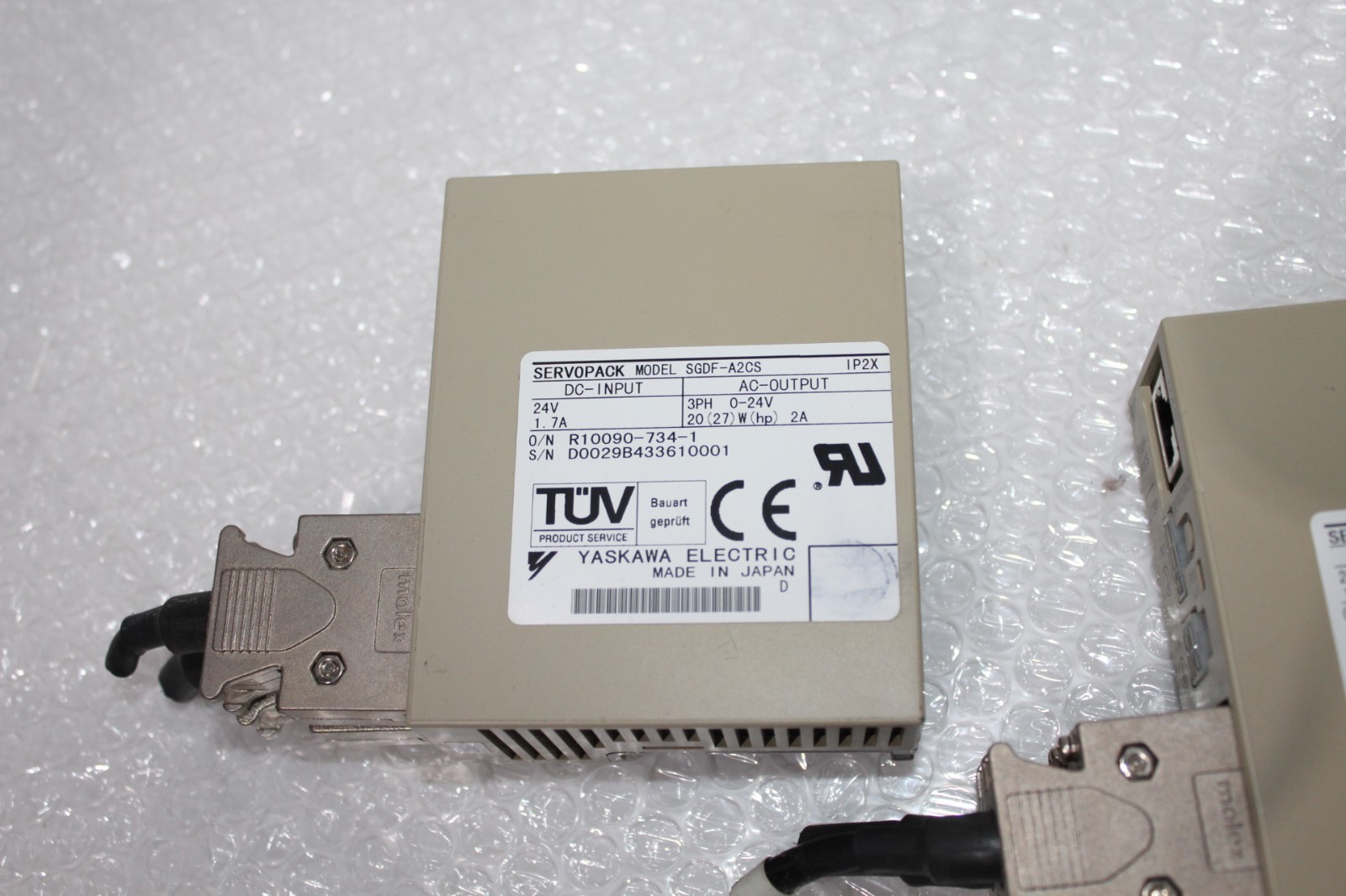 Yaskawa SGDF-A2CS SERVOPACK Servo Driver 3PH 2A | eBay