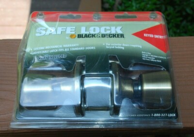 Safe Lock by Black & Decker/ Door Knob & Latch / Keyed Entry for ...