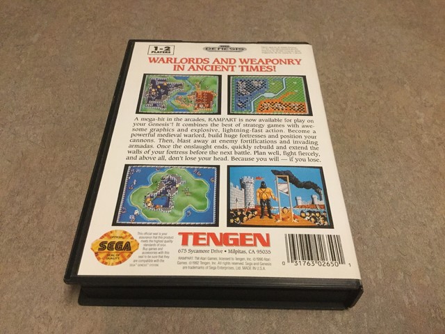 Rampart (Sega Genesis, 1992) for sale online | eBay