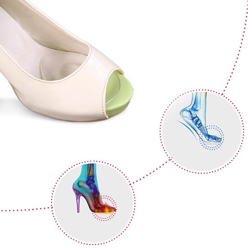Anti Slip Transparent GEL Insole Inserts for Long Hours in High Heel ...