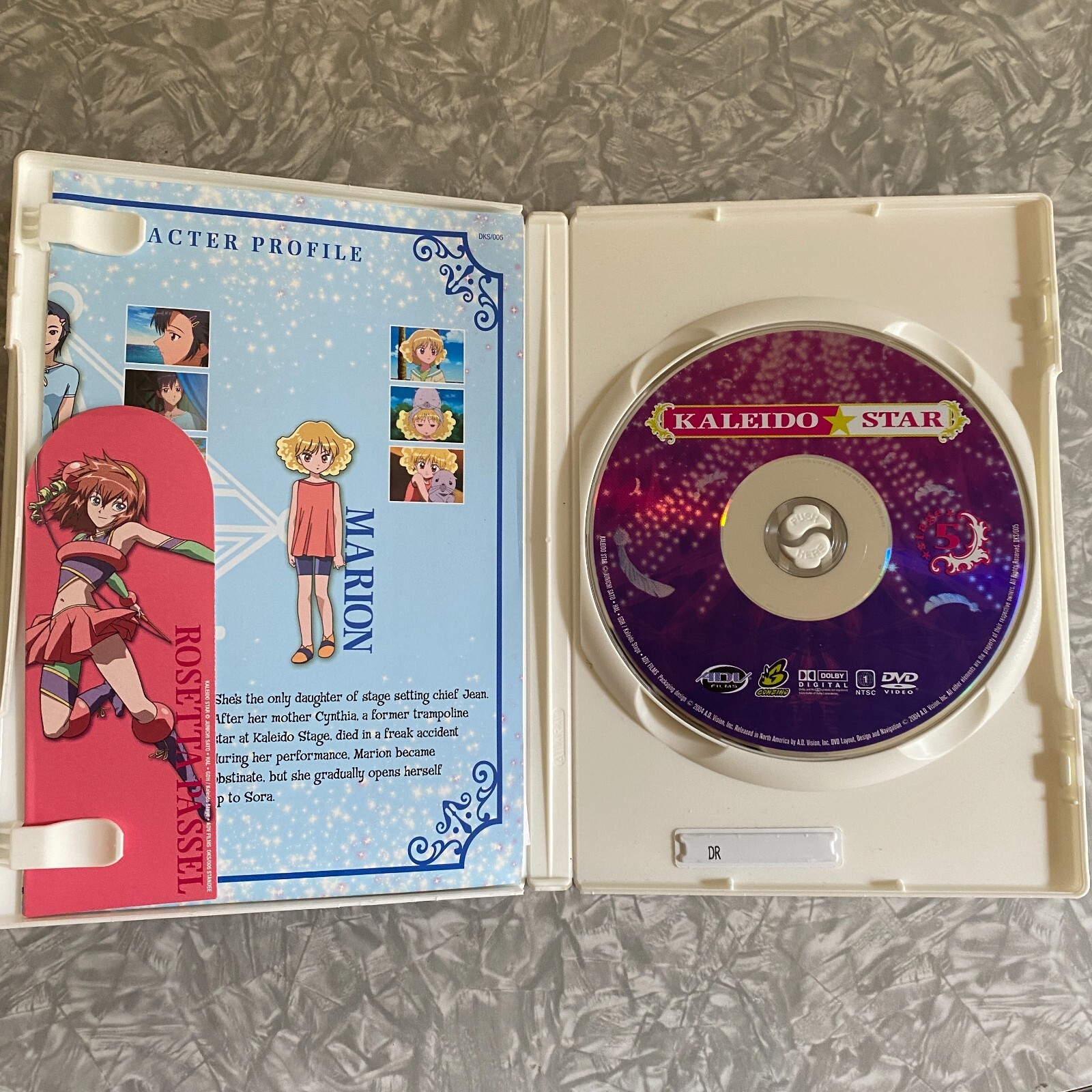 Kaleido Star Stage 5 Masquerade Anime DVD Excellent Disc! with Poster ...