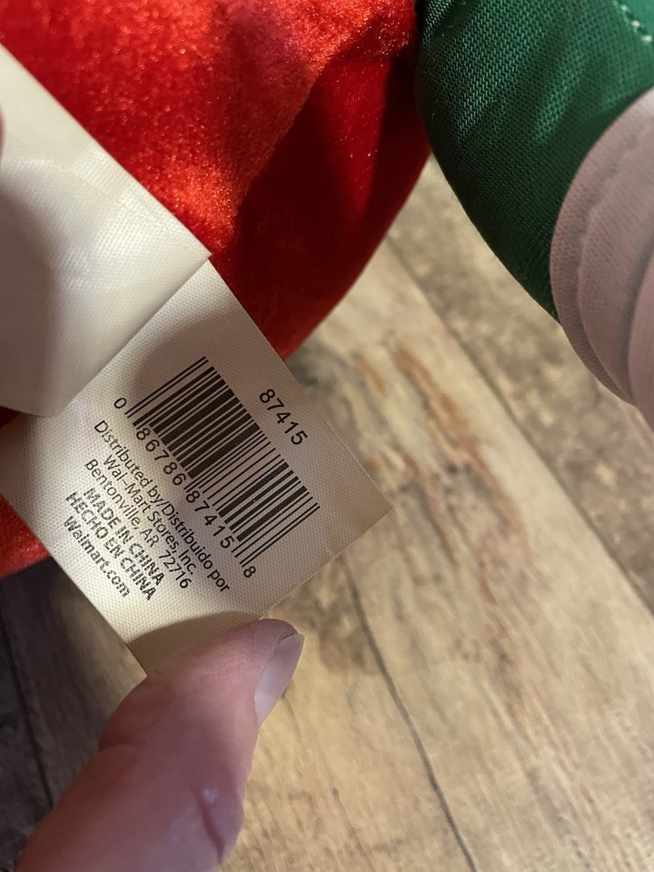 Red M&M Christmas Plush 26” Giant Free Standing Poseable 2 feet tall ...