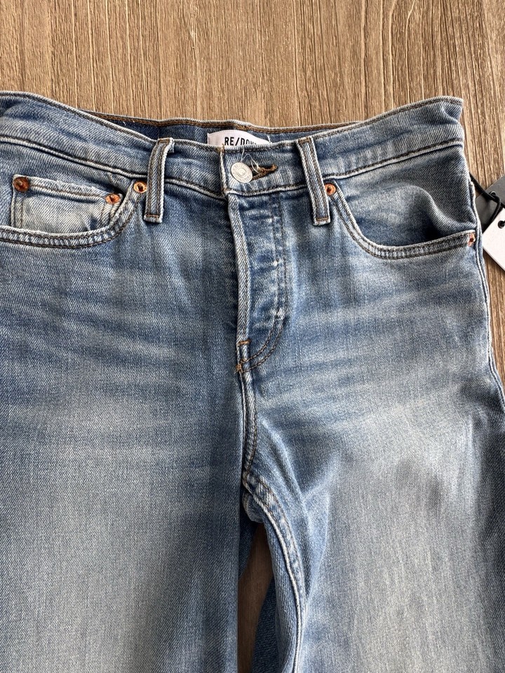 Re/Done West Coast Fade Wide Leg Size 28 Mid Rise BNWT | eBay