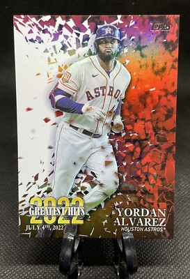 2023 Topps Greatest Hits 22GH-2 Yordan Alvarez - Houston Astros | eBay