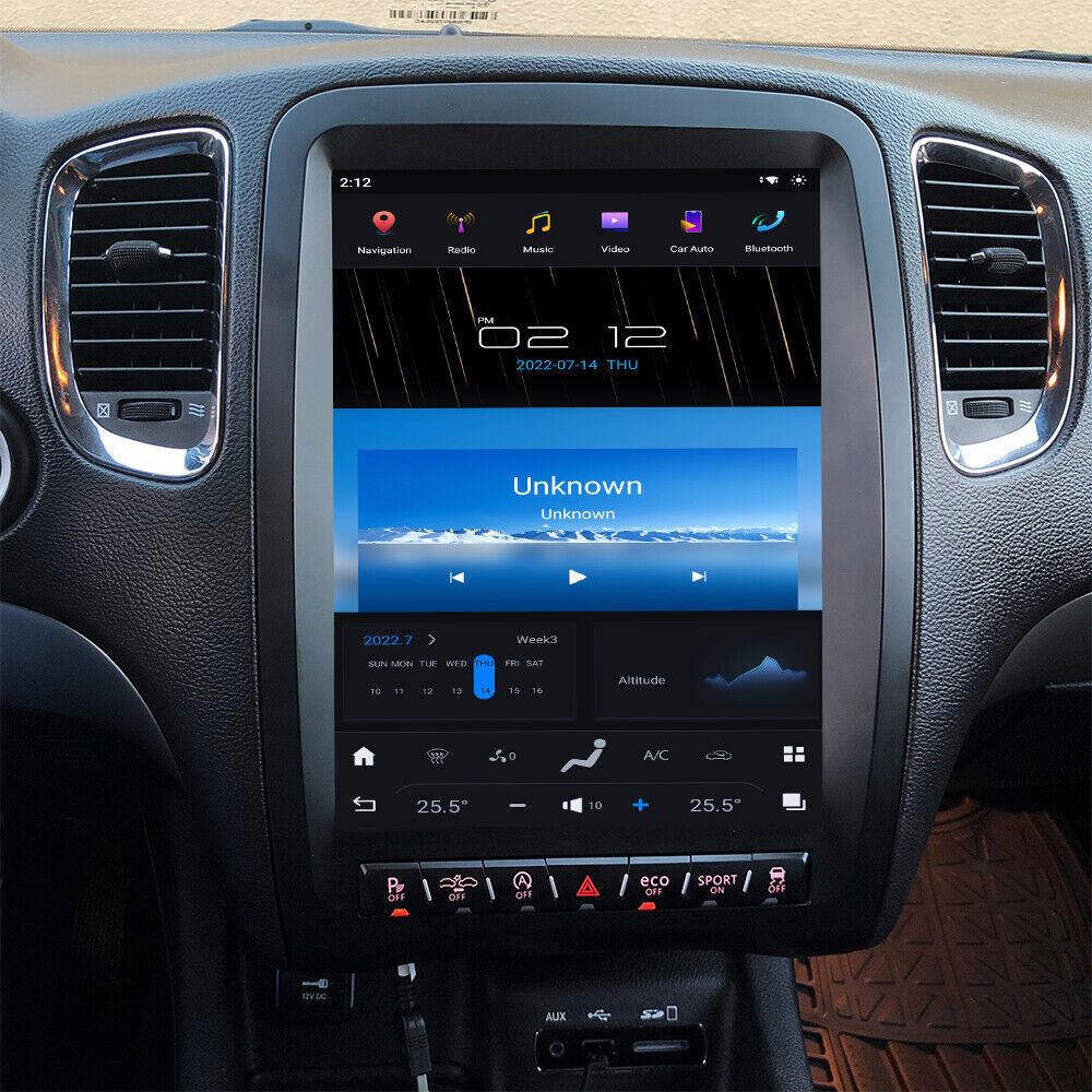 For Dodge Durango 2014-2020 12.1" Android11 Tesla Style Screen Carplay ...