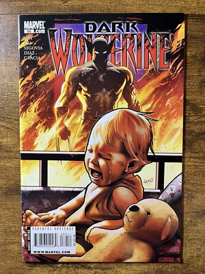 WOLVERINE 90 DIRECT EDITION DARK WOLVERINE GREG LAND COVER MARVEL ...