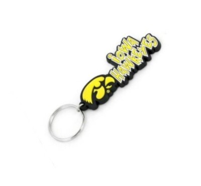 Iowa Hawkeyes Key Chain Soft Rubber with Team Logo by AmincoUSA | eBay