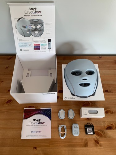 Shark™ CryoGlow™ Red Blue & Infrared iQLED Face Mask & Under Eye ...