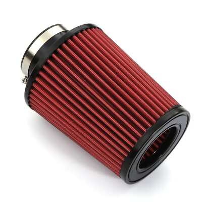 DIRENZA UNIVERSAL 2.75" 70MM RED PERFORMANCE CAR AIR INDUCTION INTAKE ...