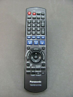 Genuine Panasonic Theater System Remote Control N2QAYB000214 | eBay