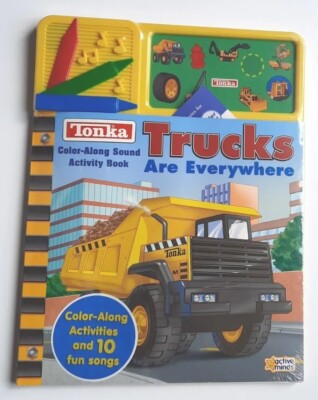 TRUCKS Are Everywhere - Color-Along Sound Activity Book - Tonka ...