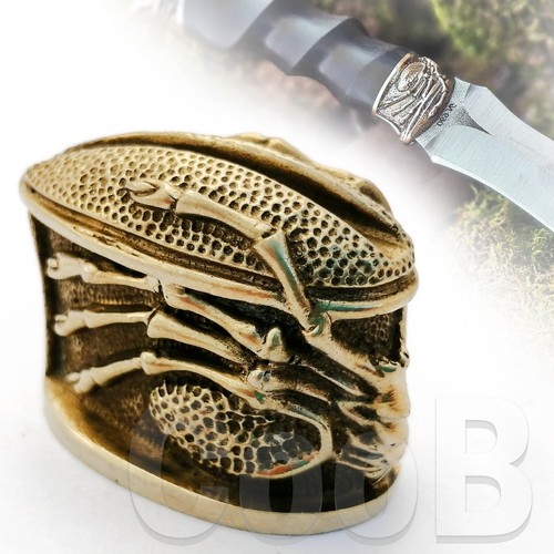 RvD Metal Knife Guard Bolster Bronze ALIEN PREDATOR Knives Making ...