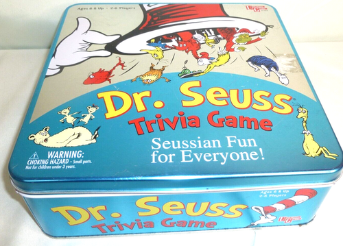 VINTAGE Dr Seuss Trivia Game 2000 Collectors Tin University Games ...