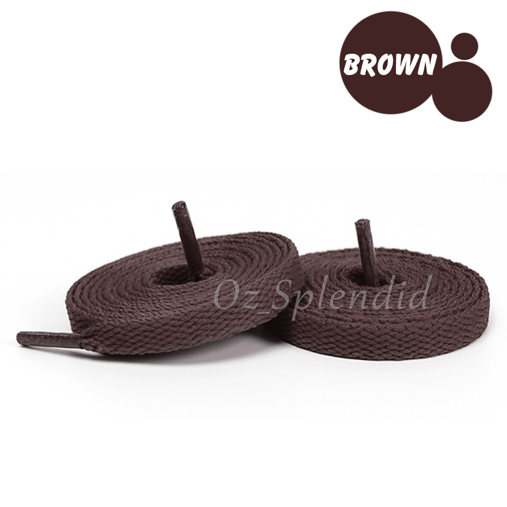 120cm Long Shoelaces Colorful Coloured Flat Bootlace Sneaker Shoe Laces ...