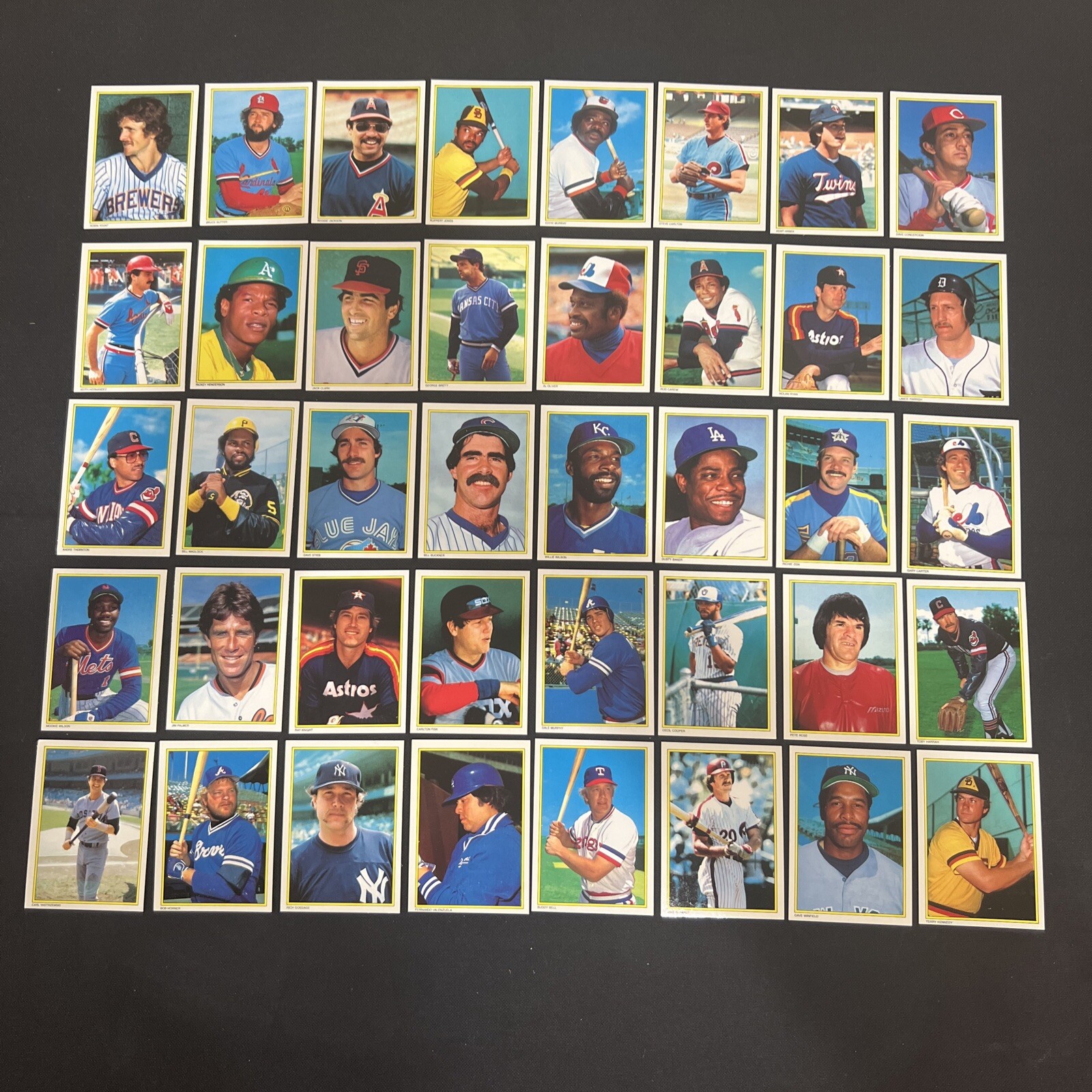 1983 Topps All-Star Glossy Baseball Complete Set (40) Cards NM-MINT ...