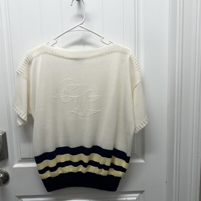 Vintage Kenneth Too Sweater Nautical Preppy Vacation Made in USA | eBay