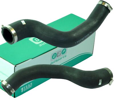 2x UPPER INTERCOOLER TURBO HOSES FOR RANGE ROVER SPORT 3.6 TDV8 ...