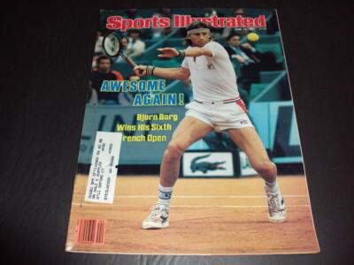 Sports Illustrated June 16 1981 Bjorn Borg Wins 6th French Open ID ...