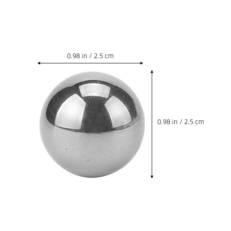5 Pcs Small Metal Balls Steel for Bearings Casters High Precision ...