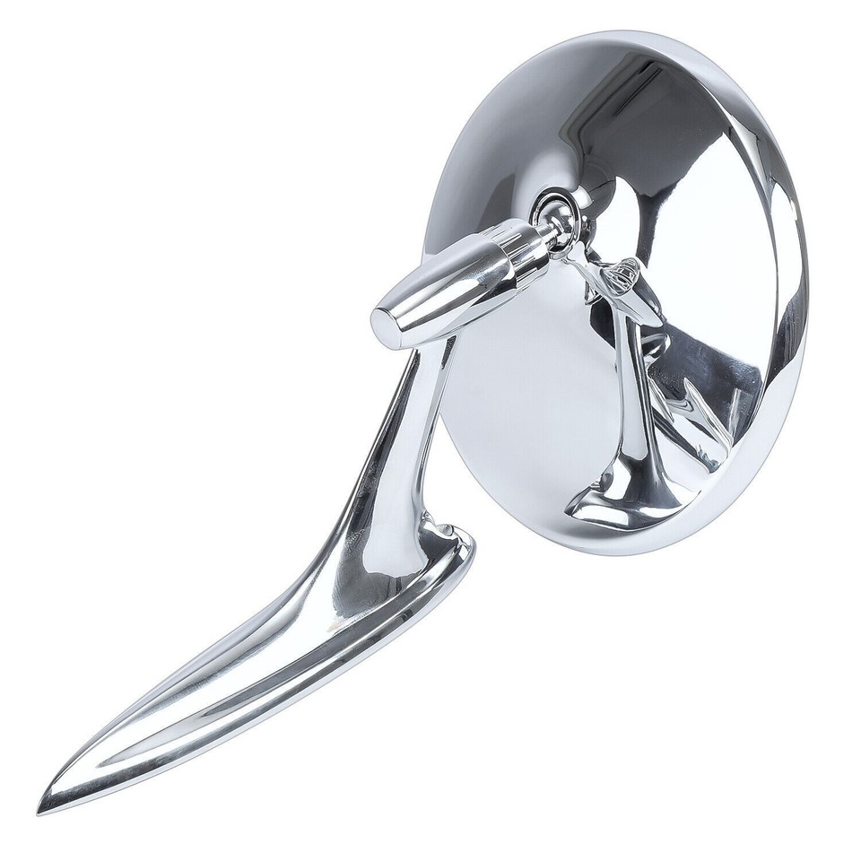 Round Bowtie Outside Rearview Mirrors For Impala Corvair Chevelle El ...