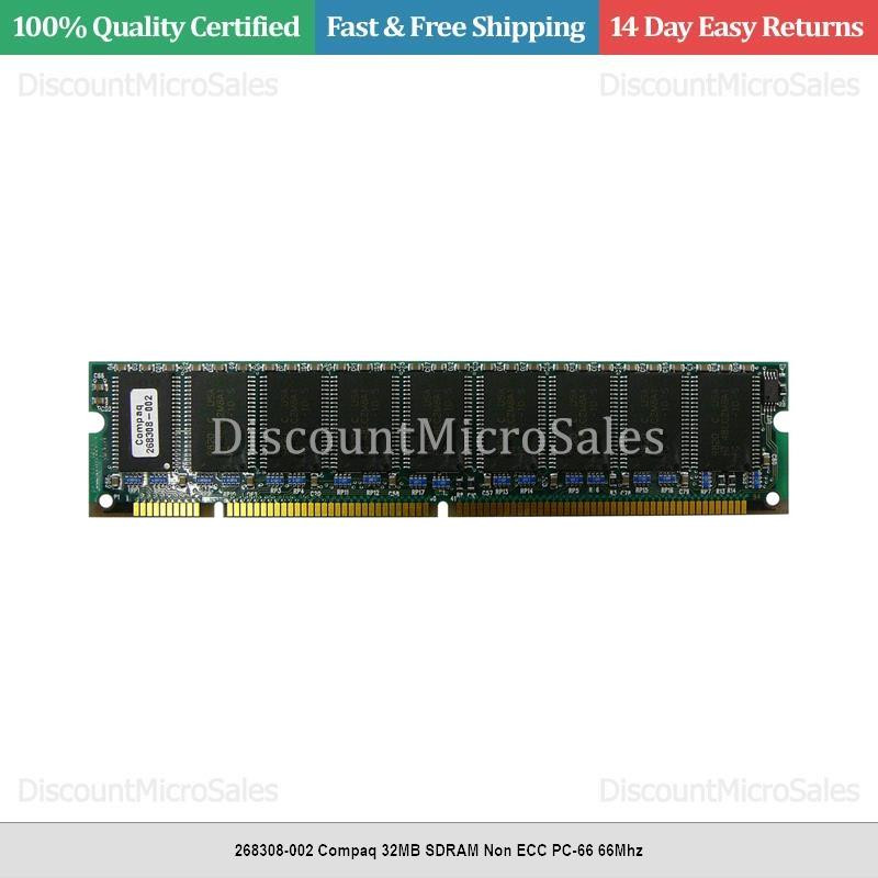 268308-002 Compaq 32MB SDRAM Non ECC PC-66 66Mhz | eBay